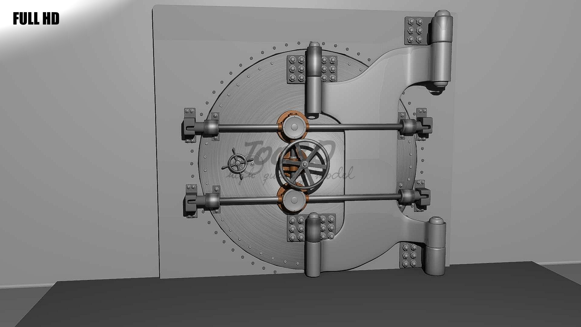 safe door 3d model