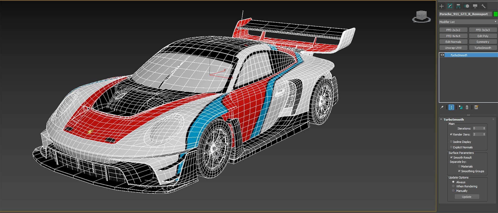 Porsche 911 GT3 R Rennsport 3D model - TurboSquid 2150054
