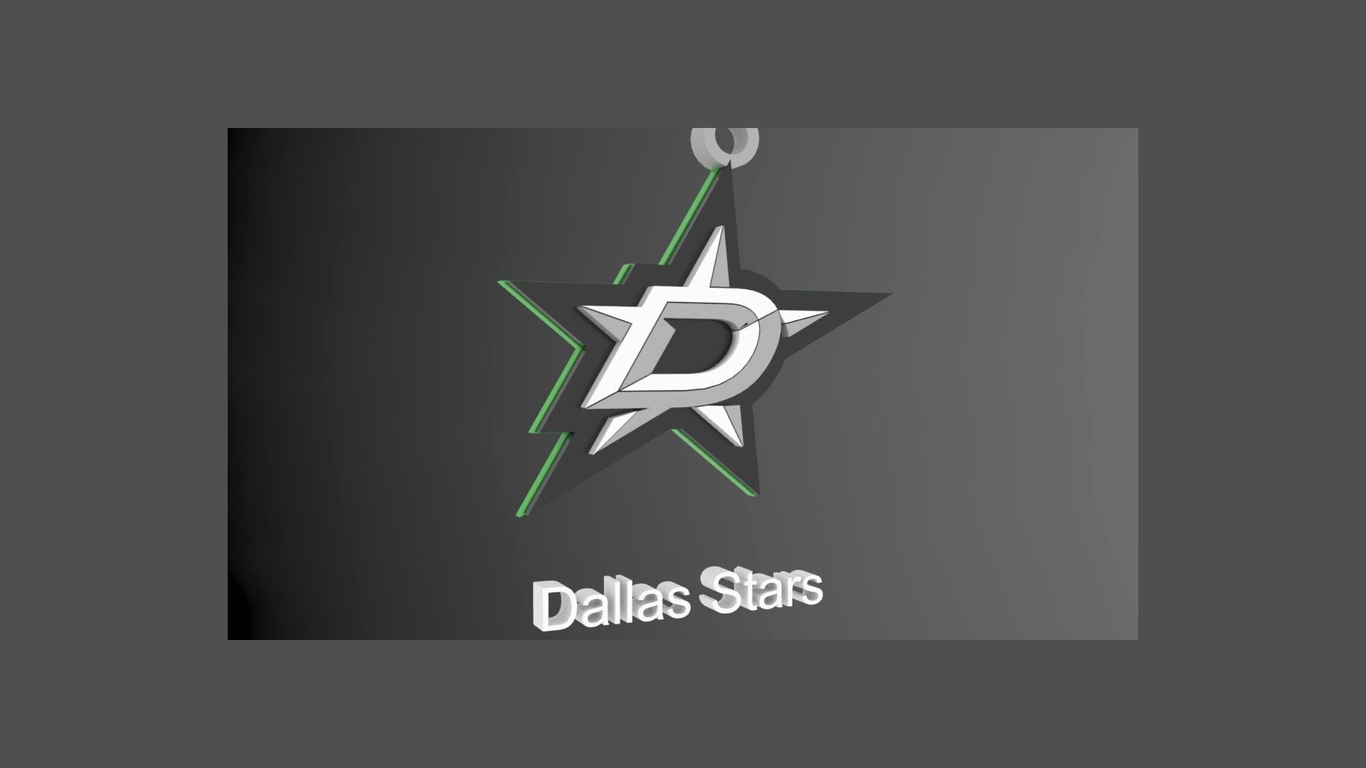 3D Dallas Stars Jackets Keychan Shield Printable And PBR - TurboSquid ...
