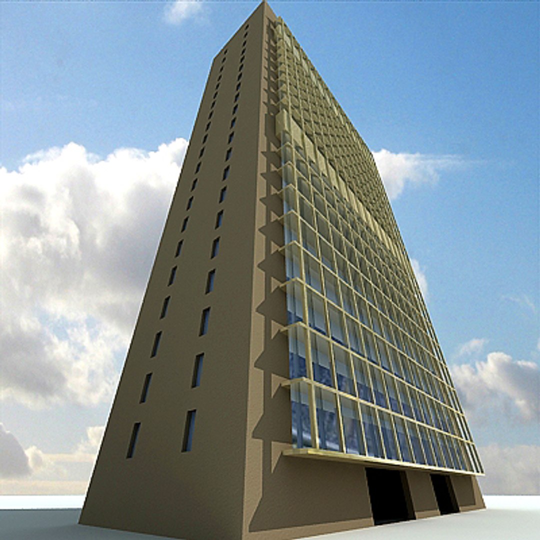 3d 3ds Building Skyscraper
