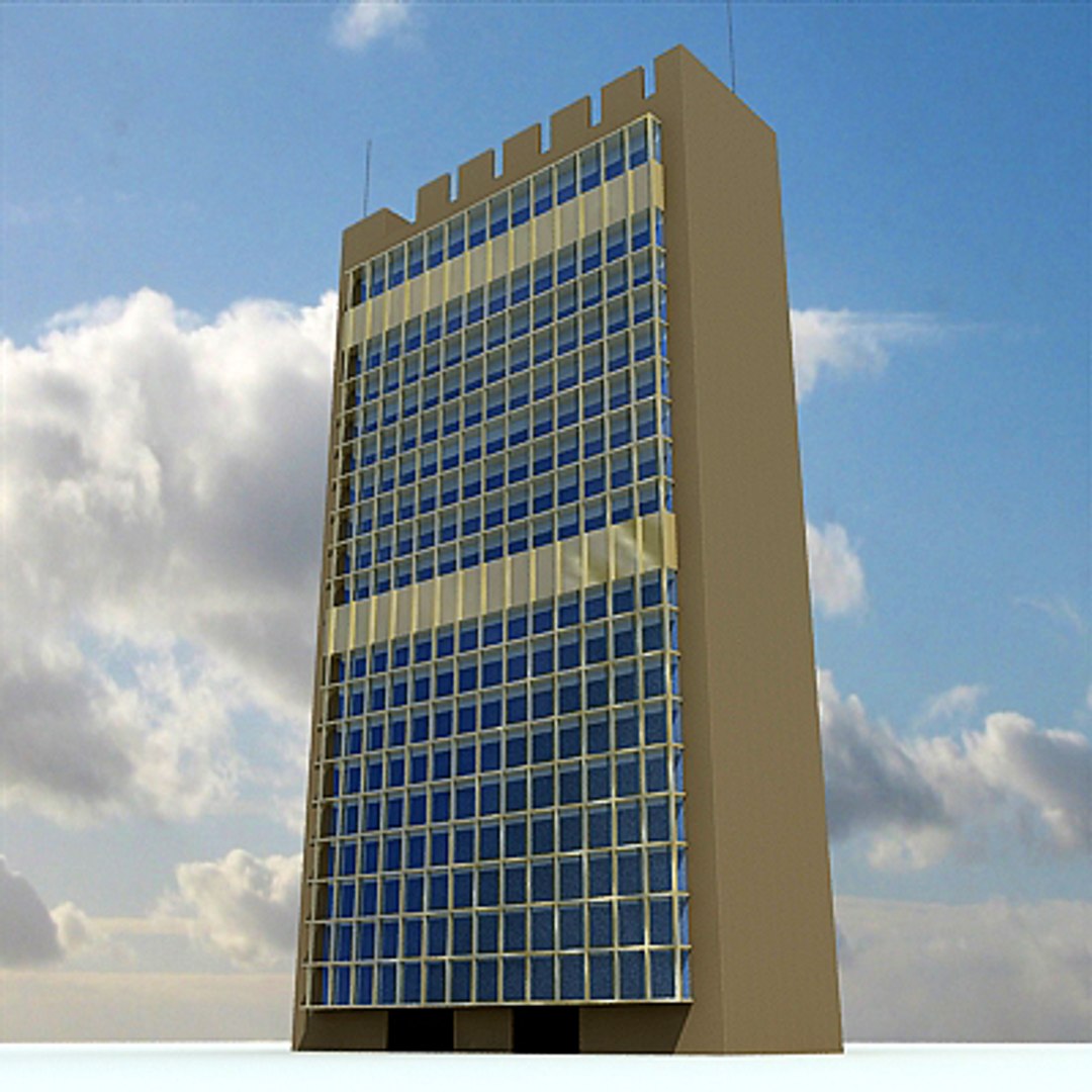 3d 3ds Building Skyscraper