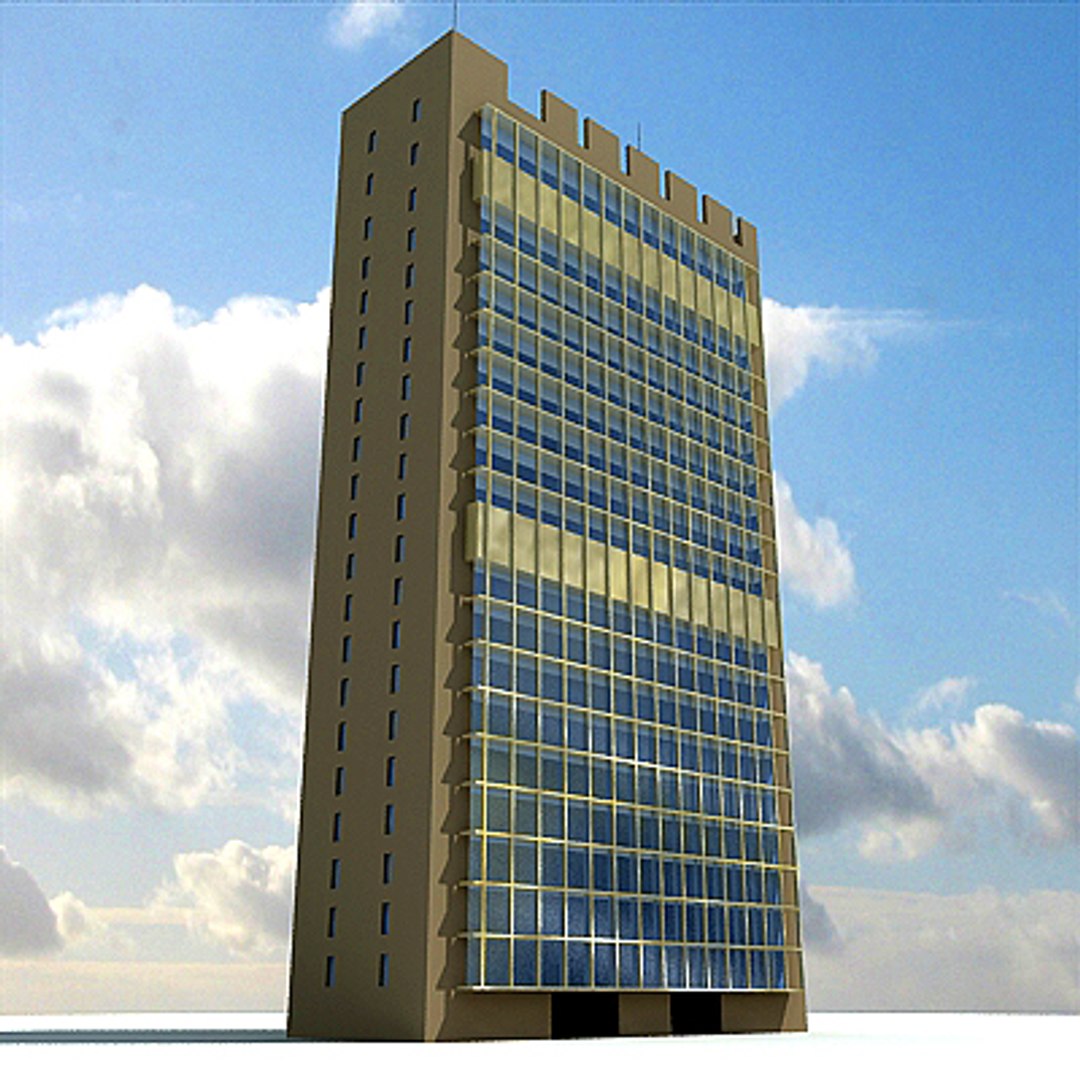 3d 3ds Building Skyscraper