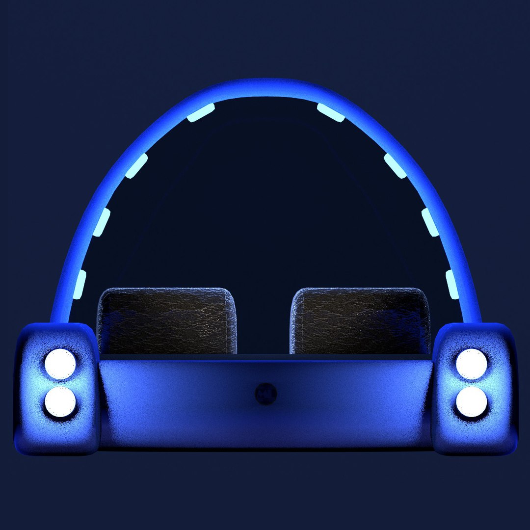 3d Futuristic Maglev Car