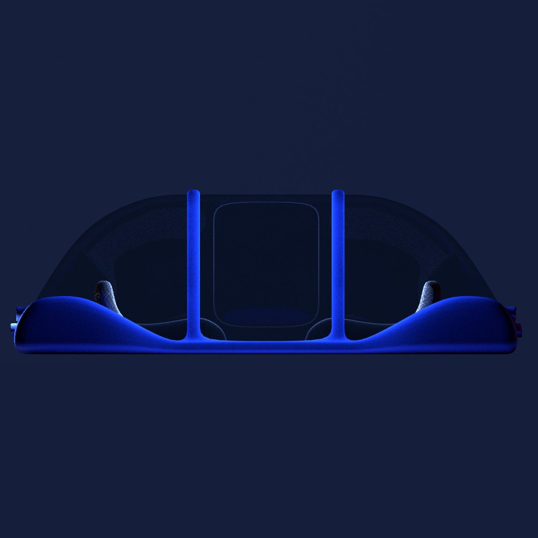 3d Futuristic Maglev Car