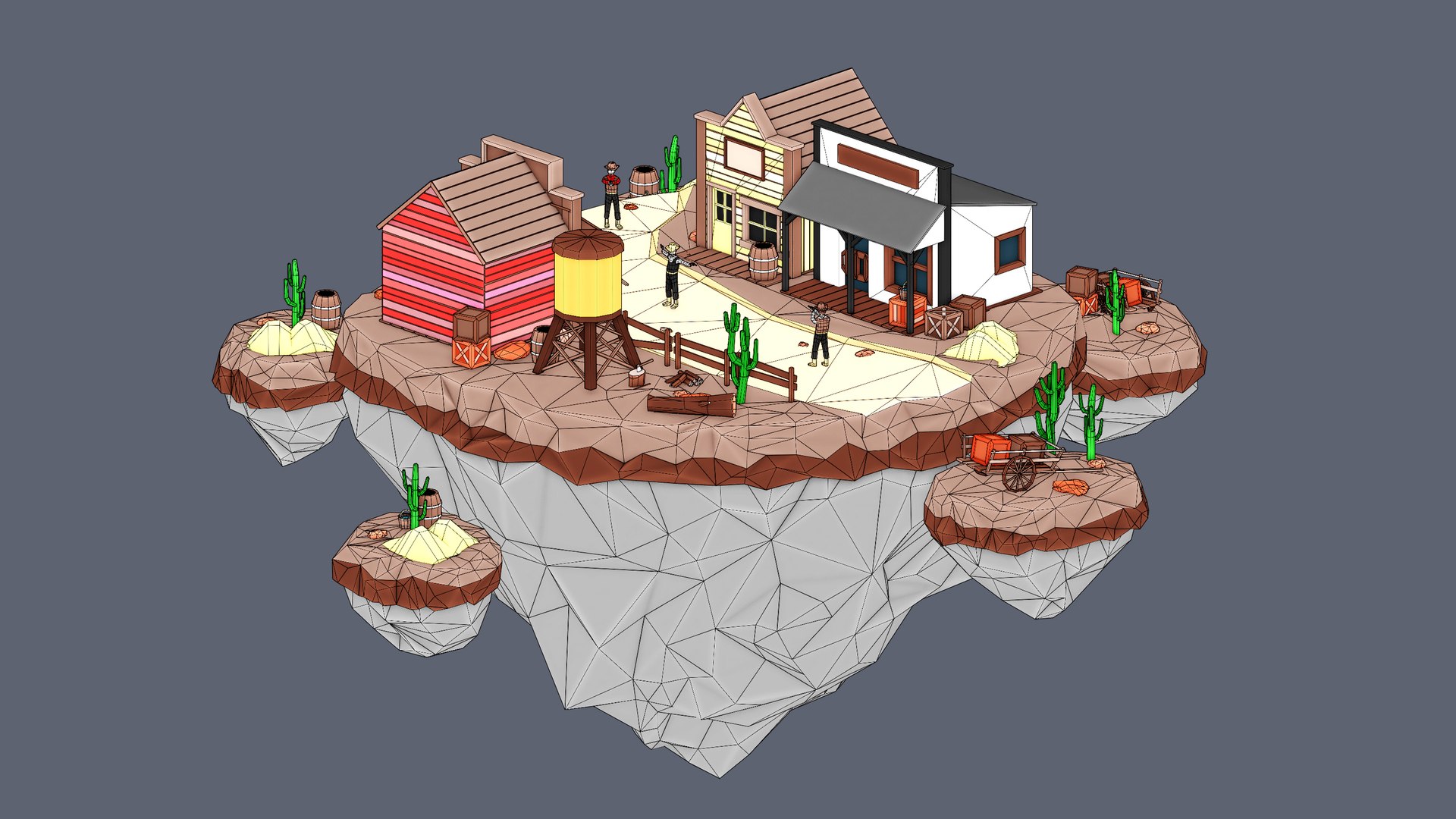 3D Model Land 3F - TurboSquid 1970441