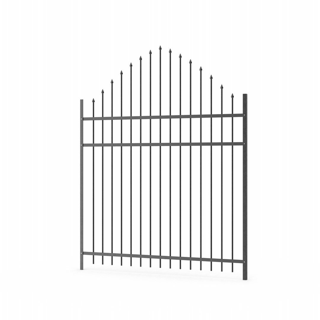 Metal Fence 3D Model - TurboSquid 2193474