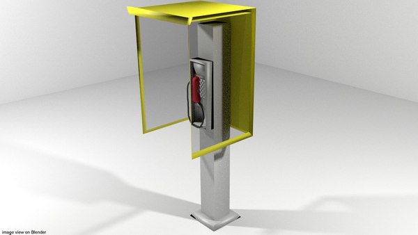 3D Phonebooth Models | TurboSquid