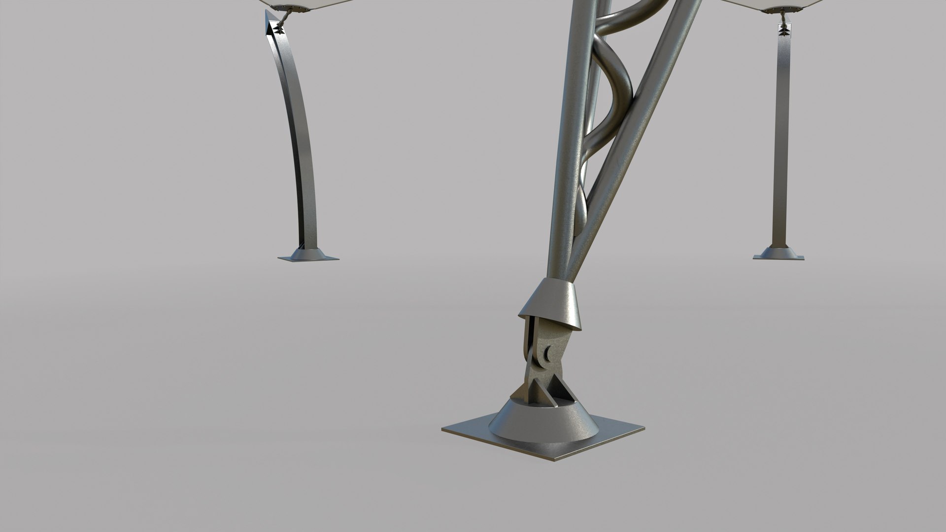Tensile Structure Design PBR 3D Model - TurboSquid 2266667