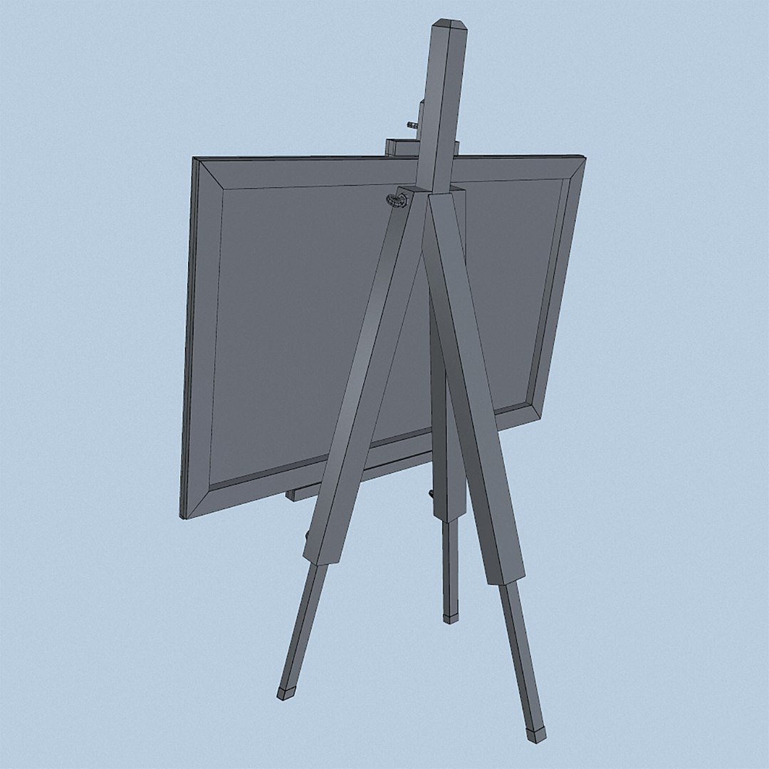 3d Artist Easel Canvas