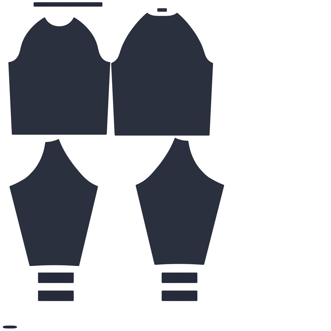 Male Raglan Longsleeve Model - TurboSquid 2172467