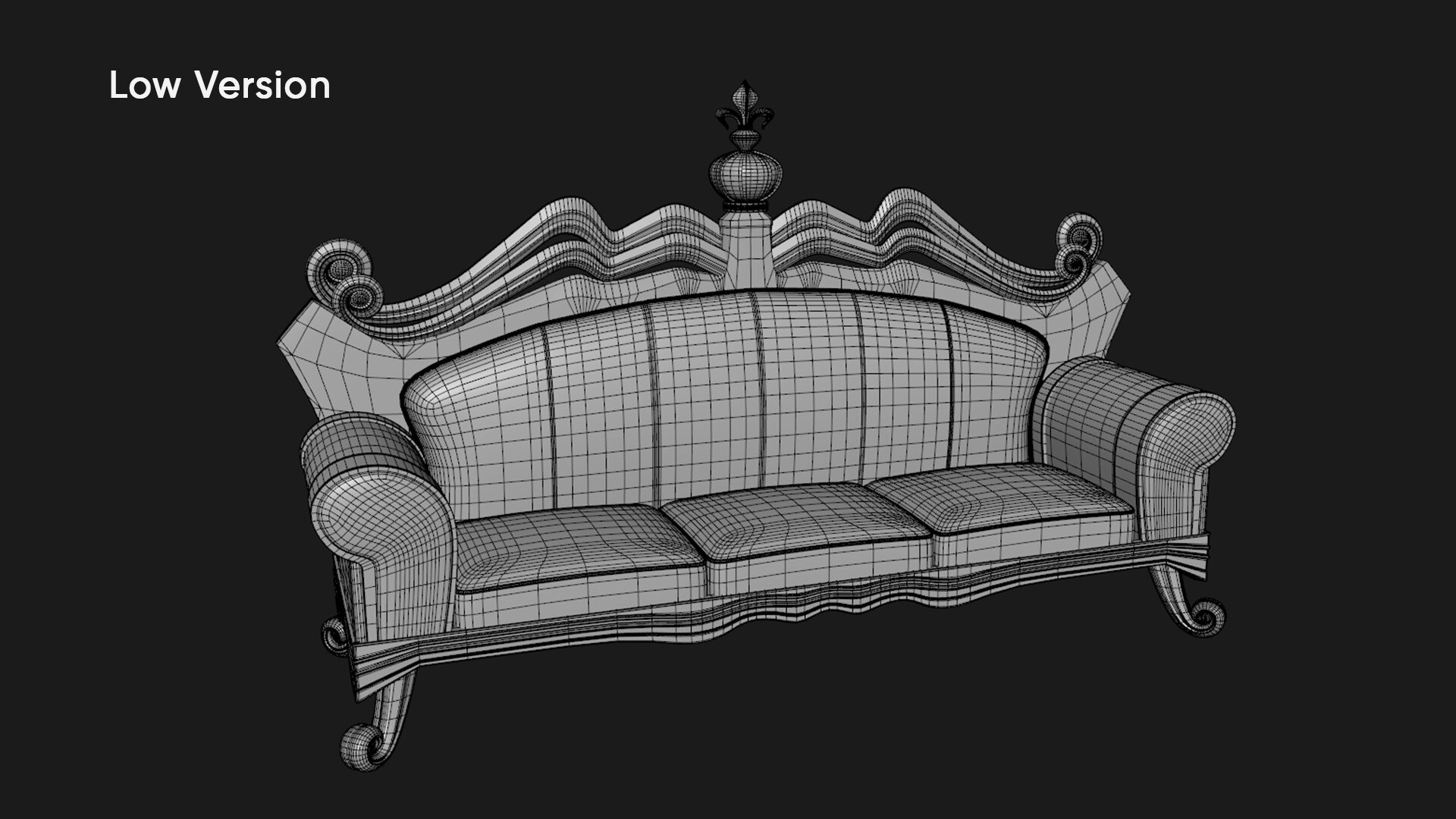3D Royal Sofa Model - TurboSquid 1878201
