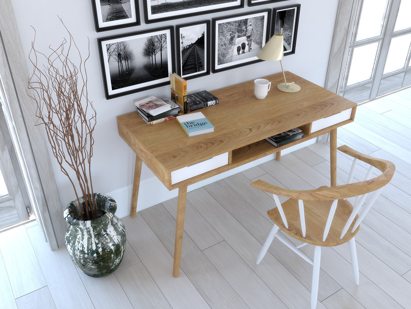 Table Furniture Bureau Model - TurboSquid 1408122