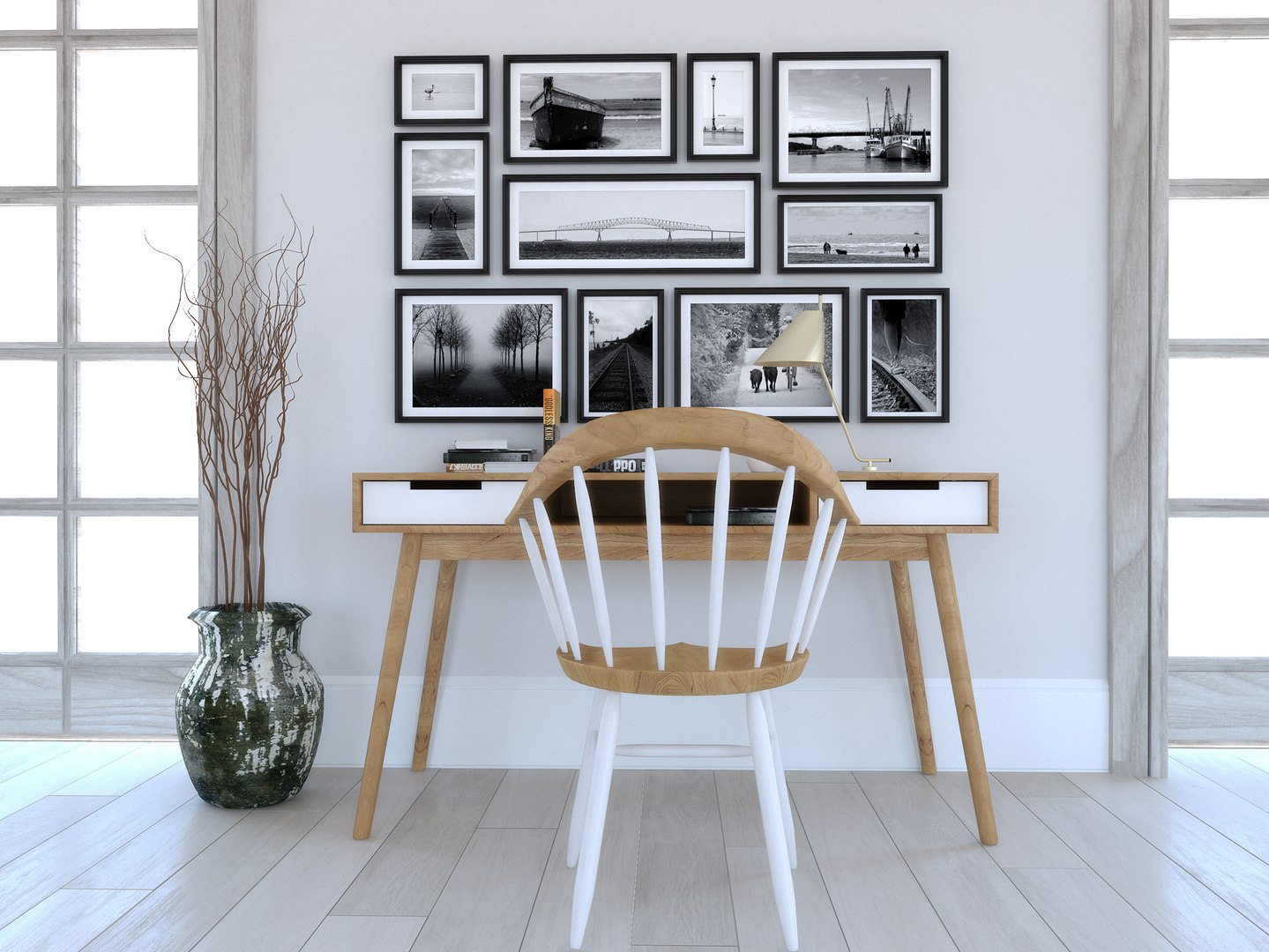 Table Furniture Bureau Model - TurboSquid 1408122