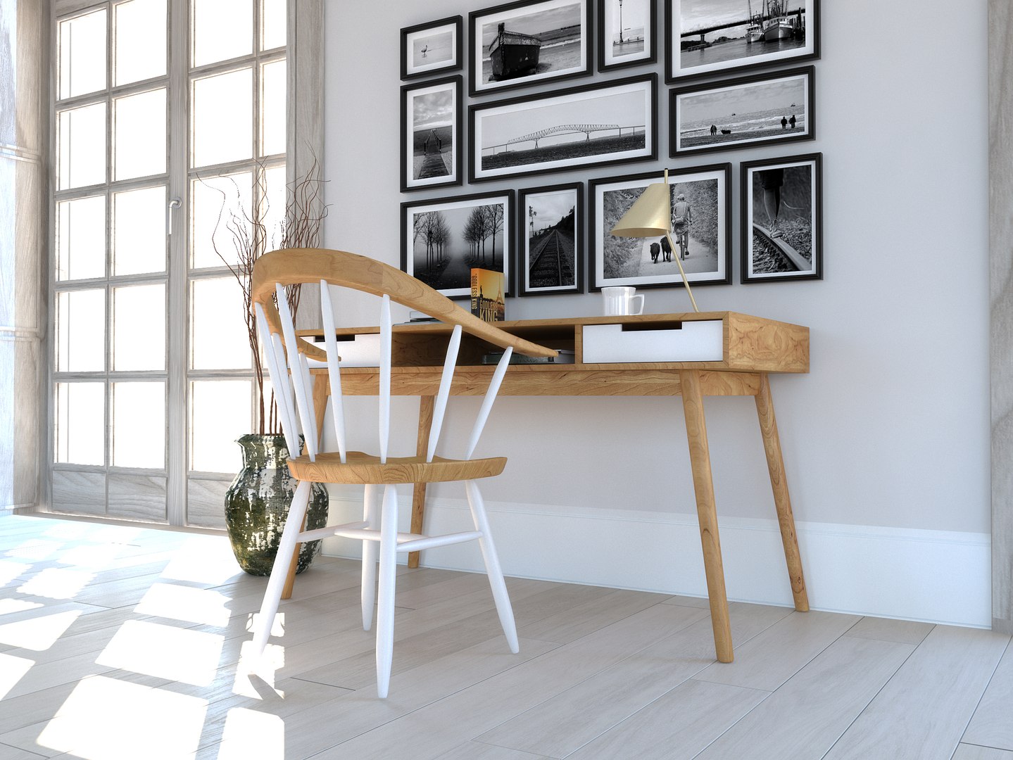 Table Furniture Bureau Model - TurboSquid 1408122