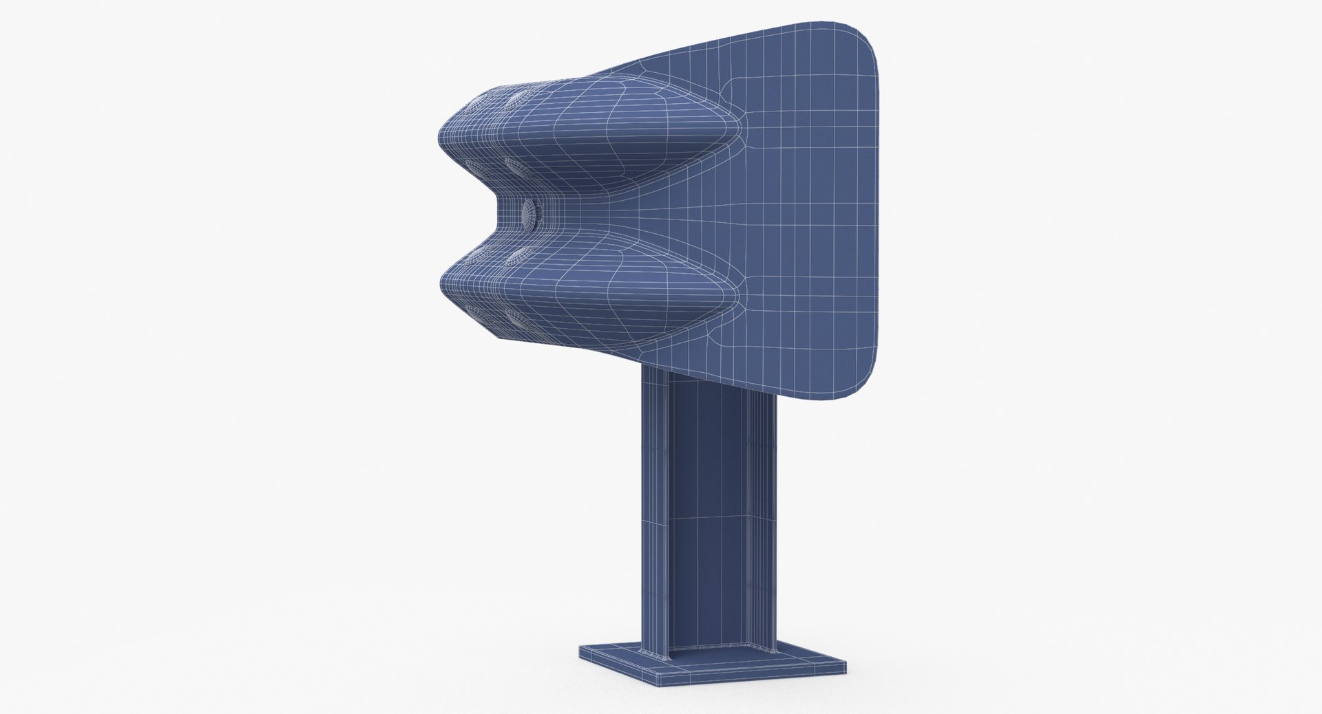 3D Guardrail W Beam Ending Flared - TurboSquid 1916618