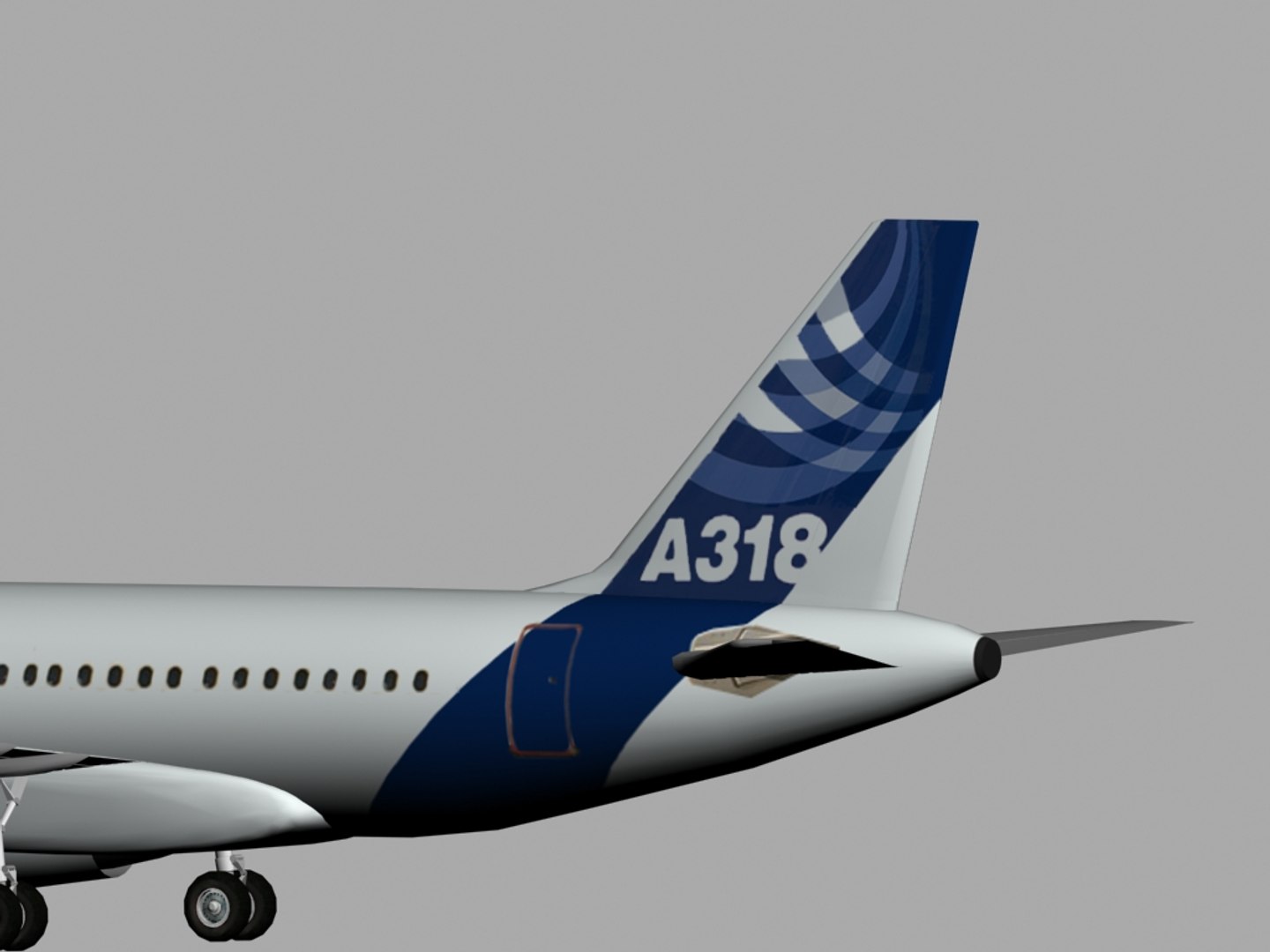 Airbus A318 3d Model