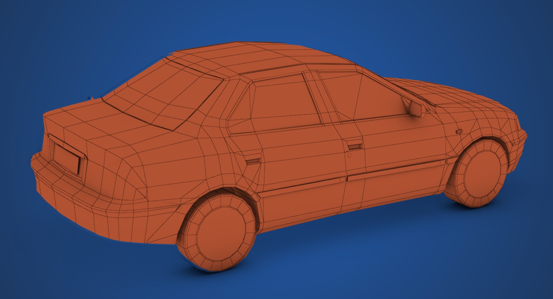 3d Model Samand Polygons - Ready