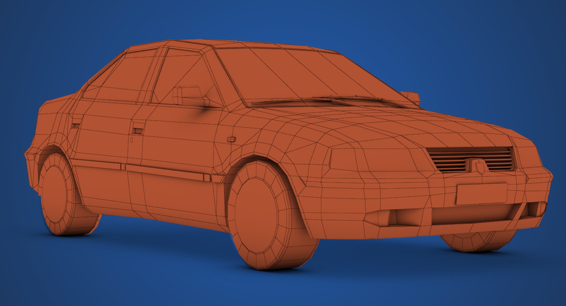 3d Model Samand Polygons - Ready