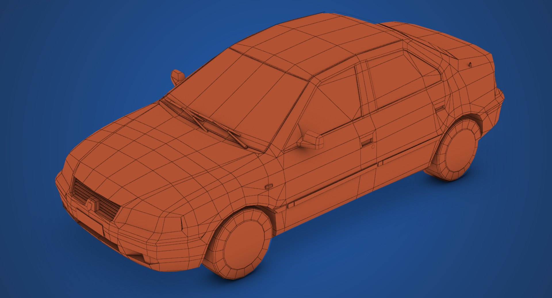 3d Model Samand Polygons - Ready