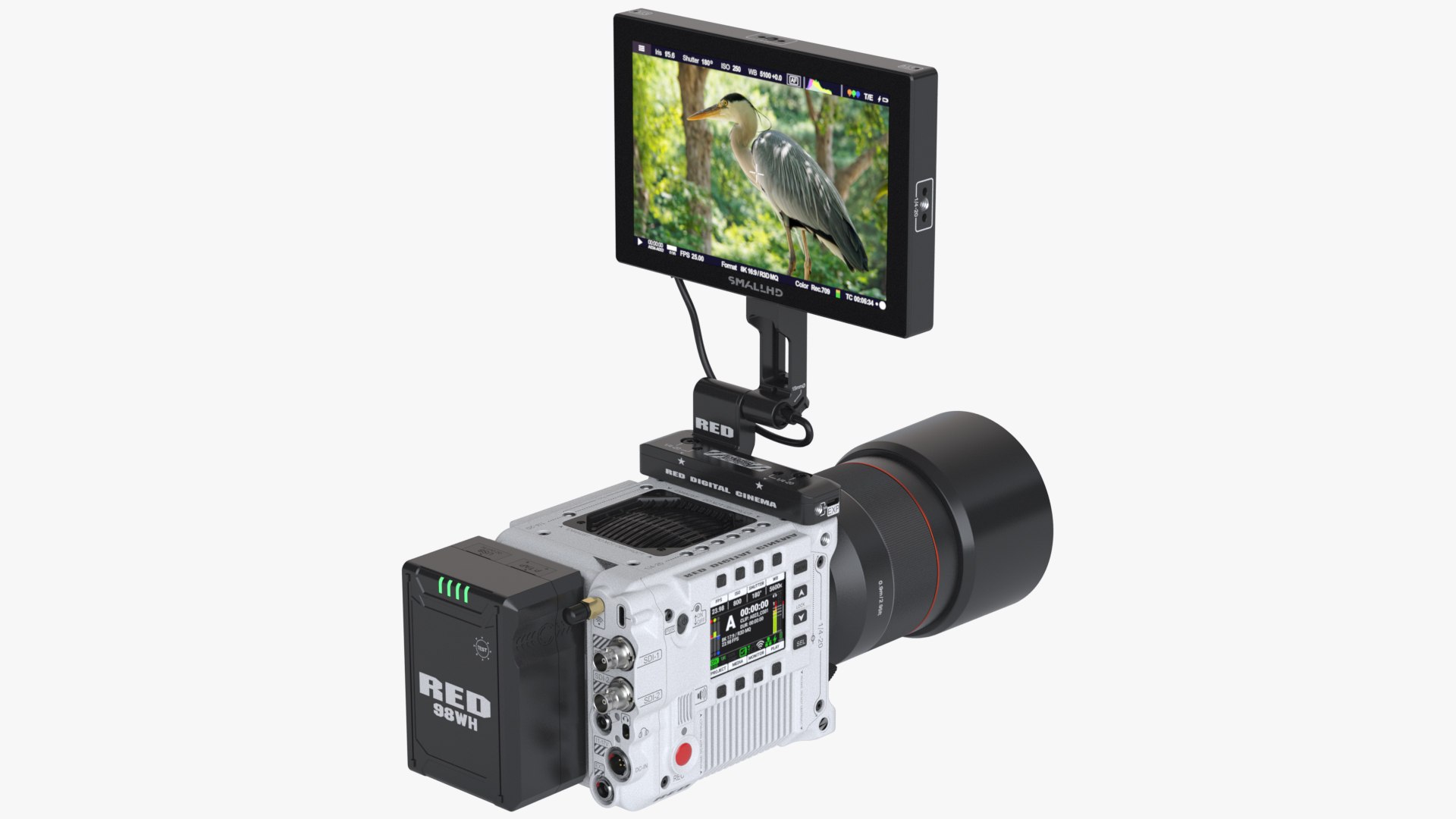 RED V-Raptor Cinema Camera 3D Model - TurboSquid 1835547