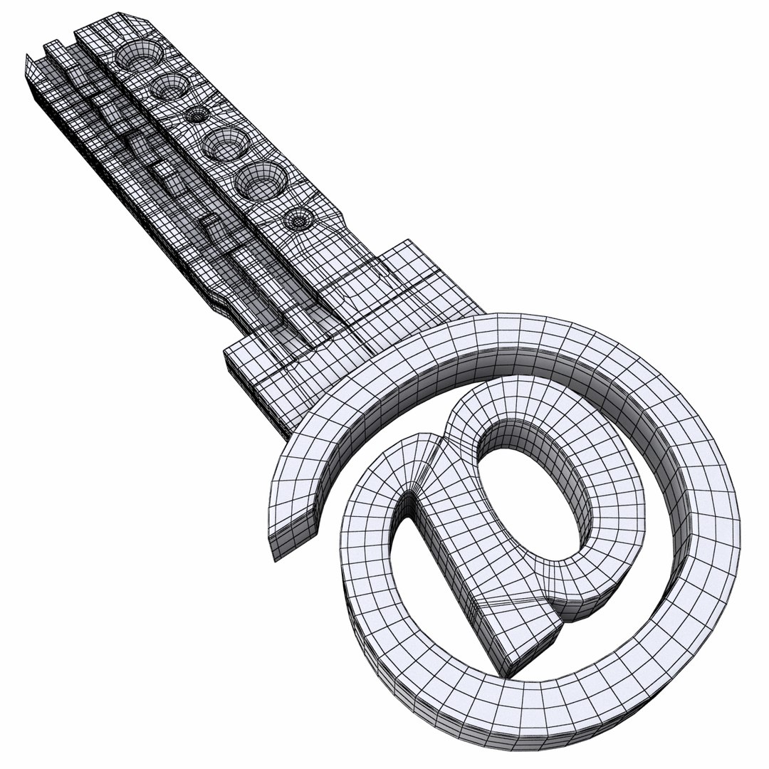 Realistic key 3D model - TurboSquid 1218758