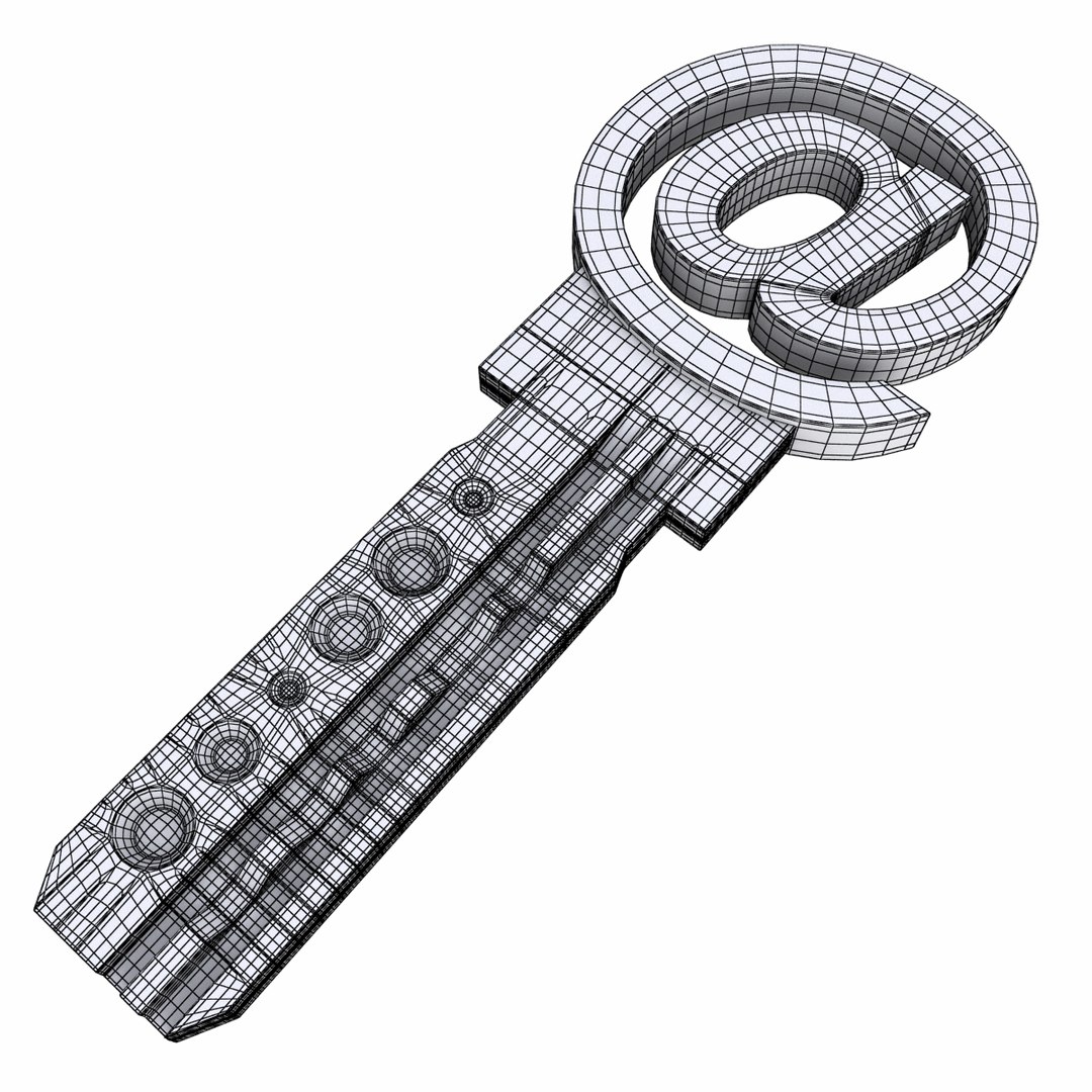 Realistic key 3D model - TurboSquid 1218758