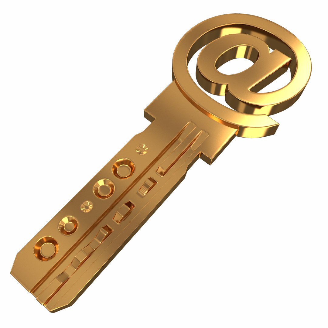 Realistic key 3D model - TurboSquid 1218758