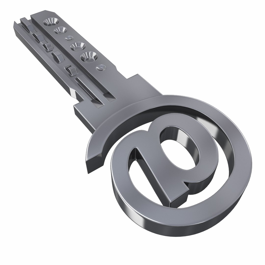 Realistic key 3D model - TurboSquid 1218758