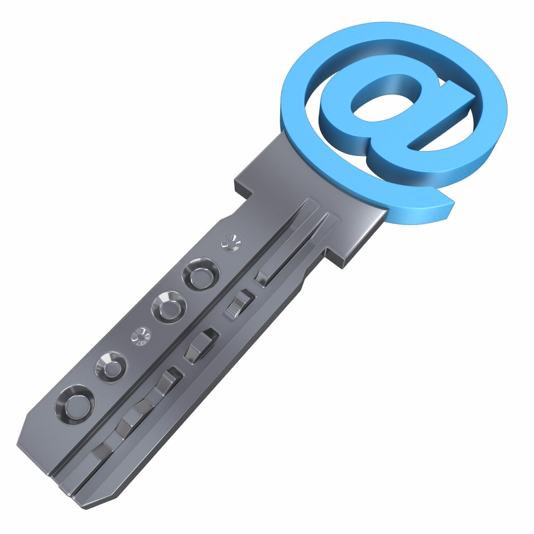 Realistic key 3D model - TurboSquid 1218758