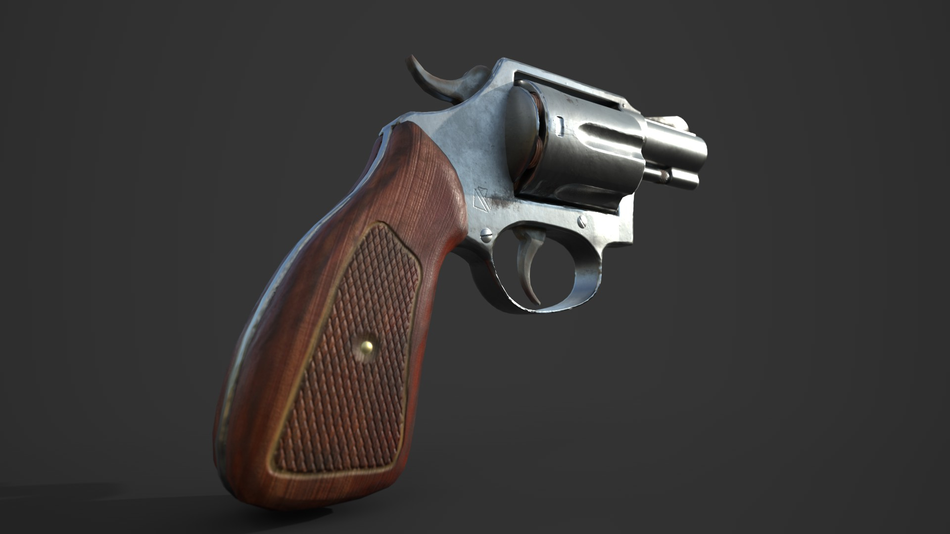 modelo 3d Revólver corto - TurboSquid 1764700