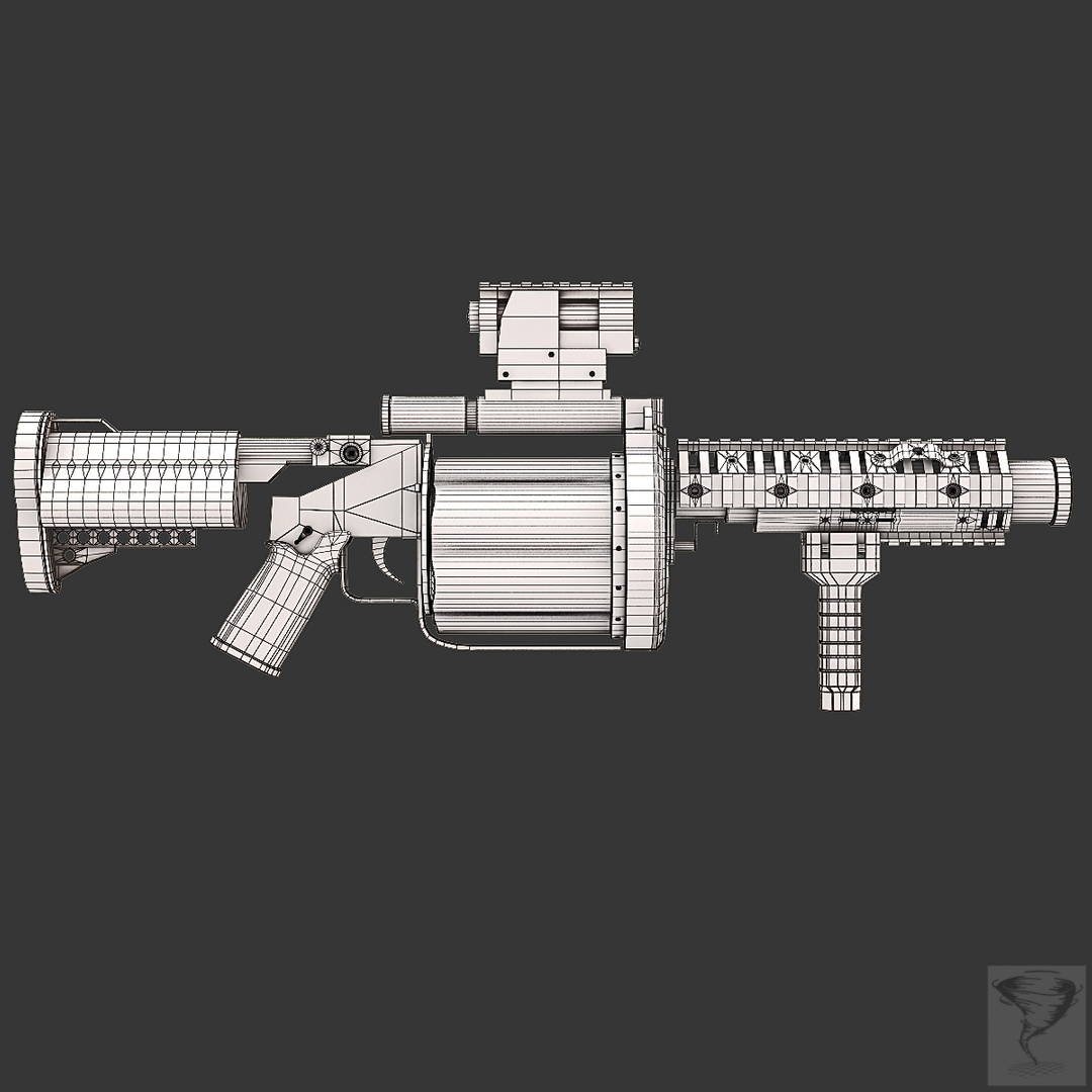 m32 grenade launcher rigged