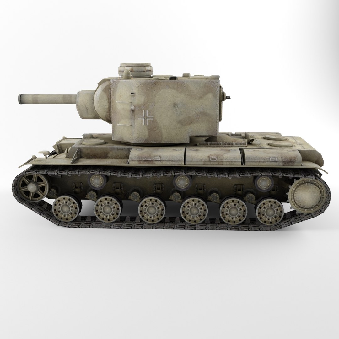 Kv-2 Soviet Tanks 3D Model - TurboSquid 1188433
