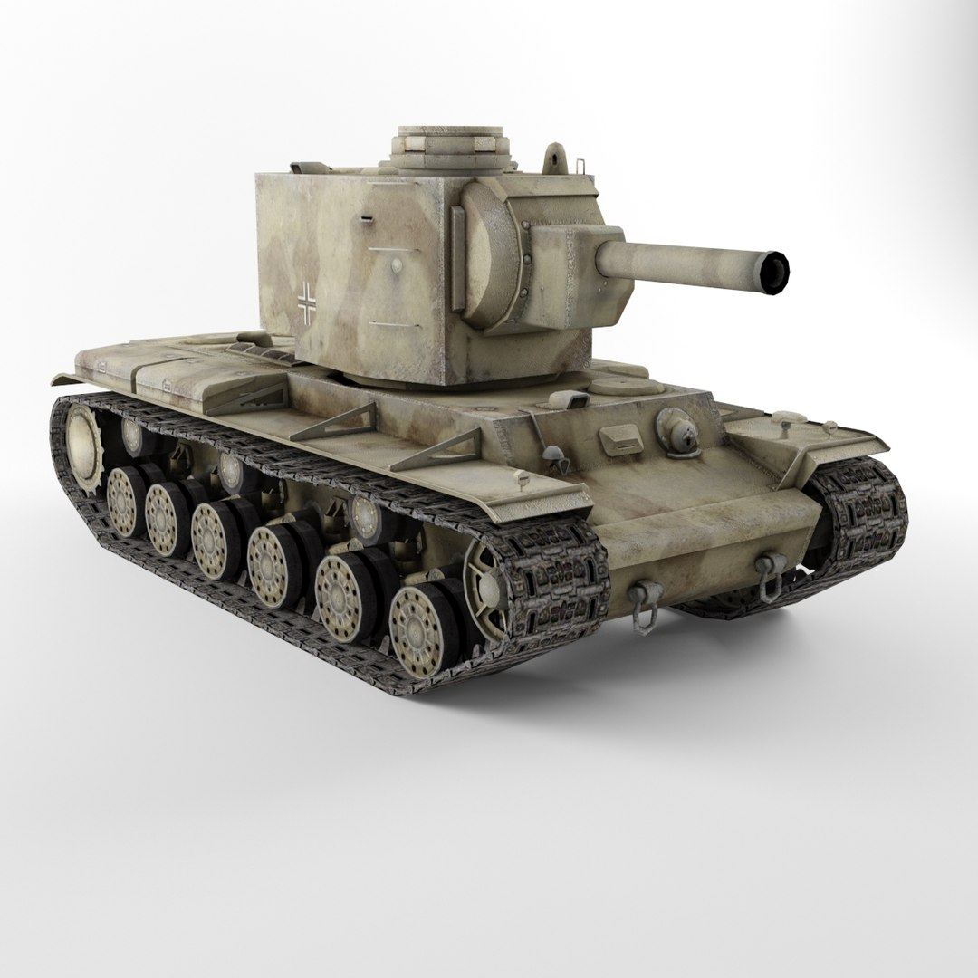 Kv-2 Soviet Tanks 3D Model - TurboSquid 1188433