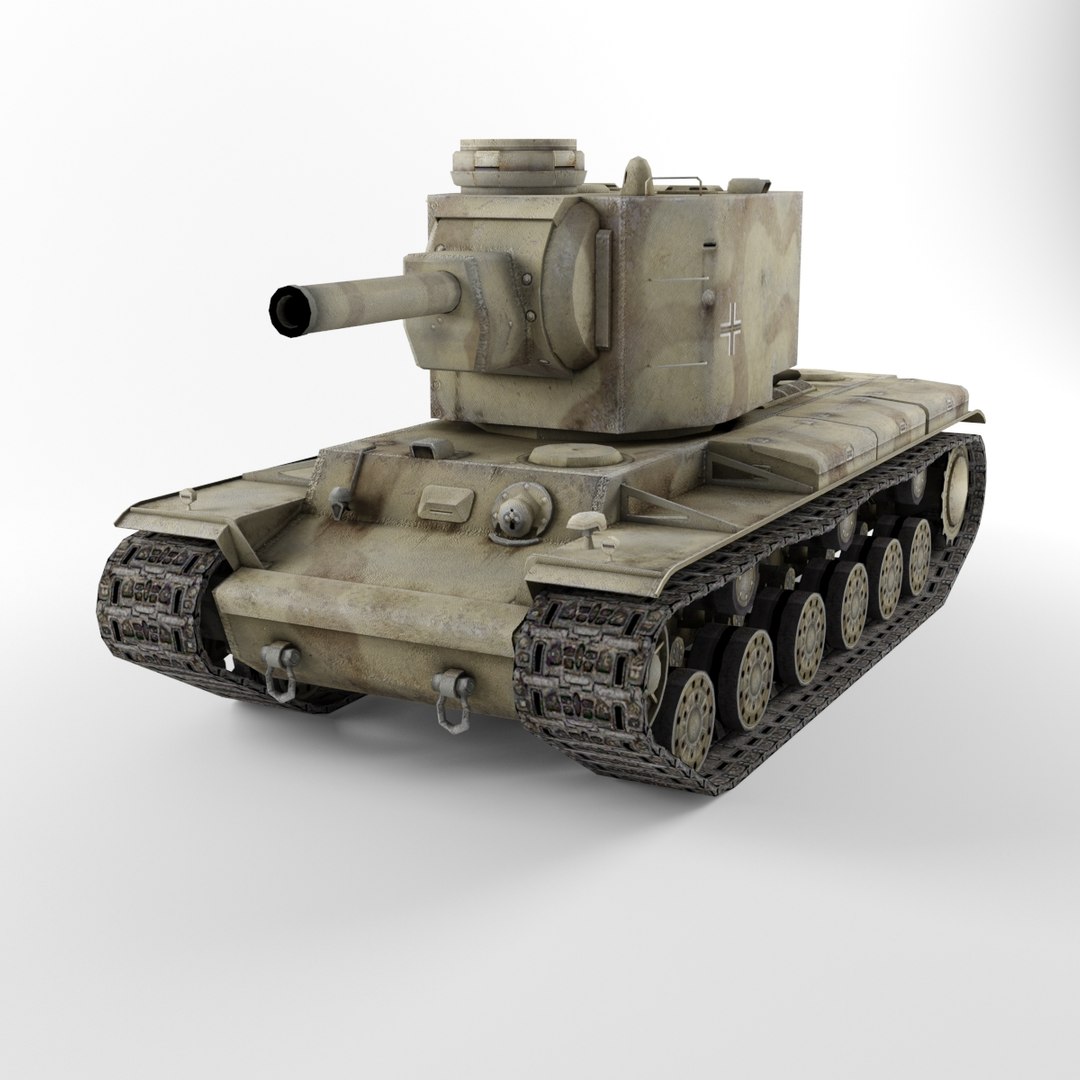 Kv-2 Soviet Tanks 3D Model - TurboSquid 1188433