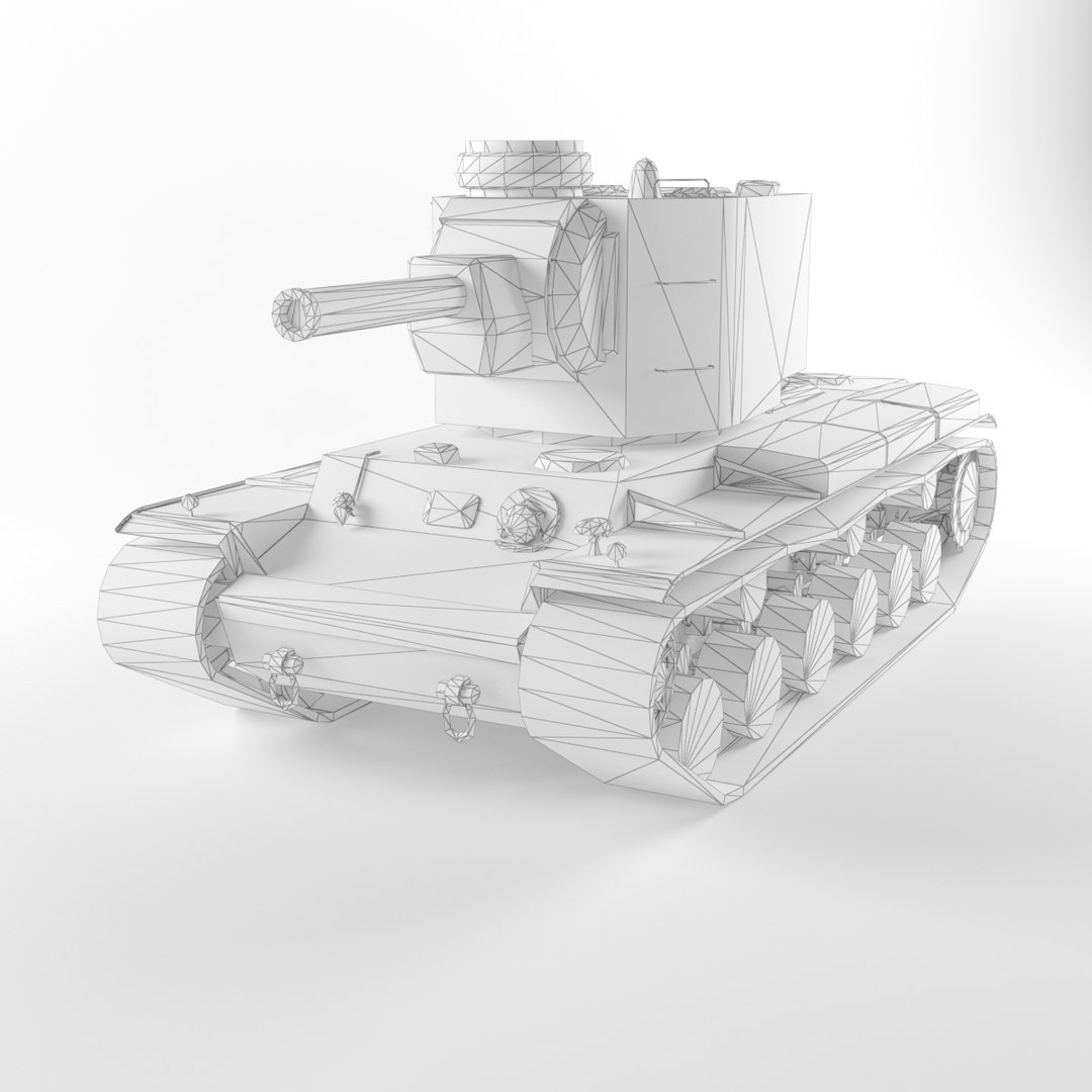 Kv-2 Soviet Tanks 3D Model - TurboSquid 1188433