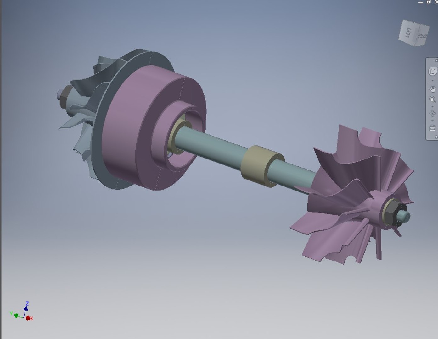 3D car turbo turbine turbocharger - TurboSquid 1608235