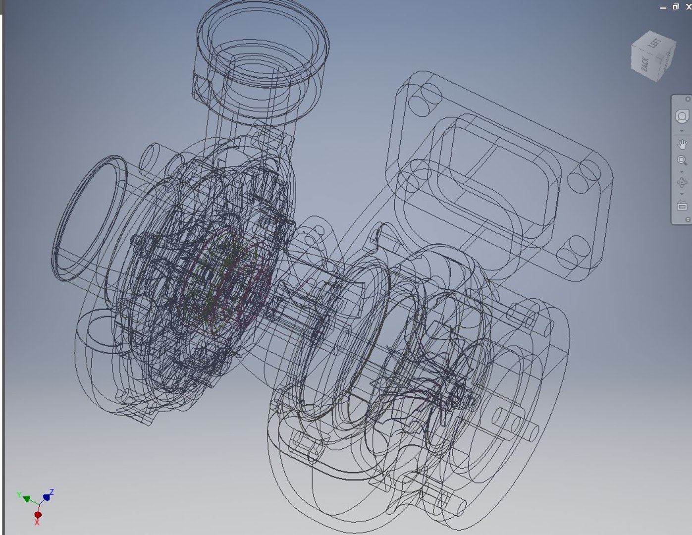 3D car turbo turbine turbocharger - TurboSquid 1608235