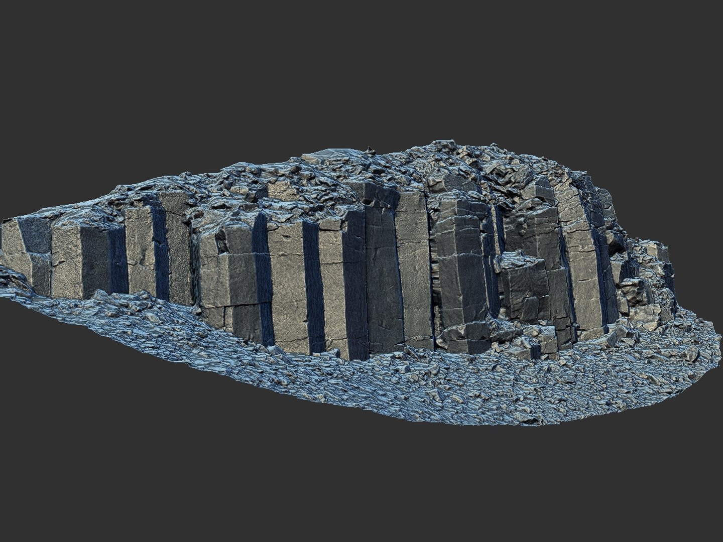 3D Iceland Basalt Cliff Model - TurboSquid 1605948