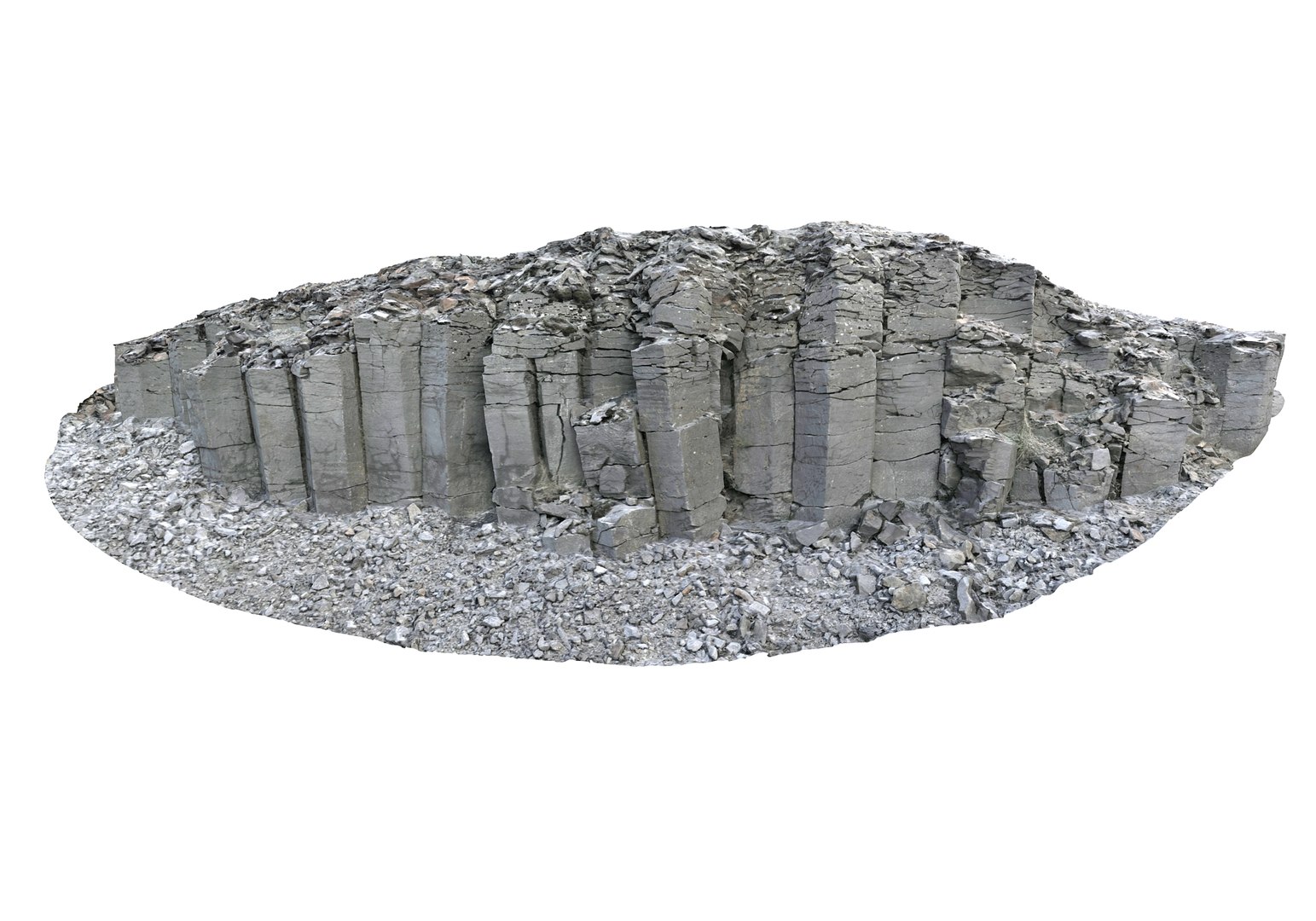 3D Iceland Basalt Cliff Model - TurboSquid 1605948