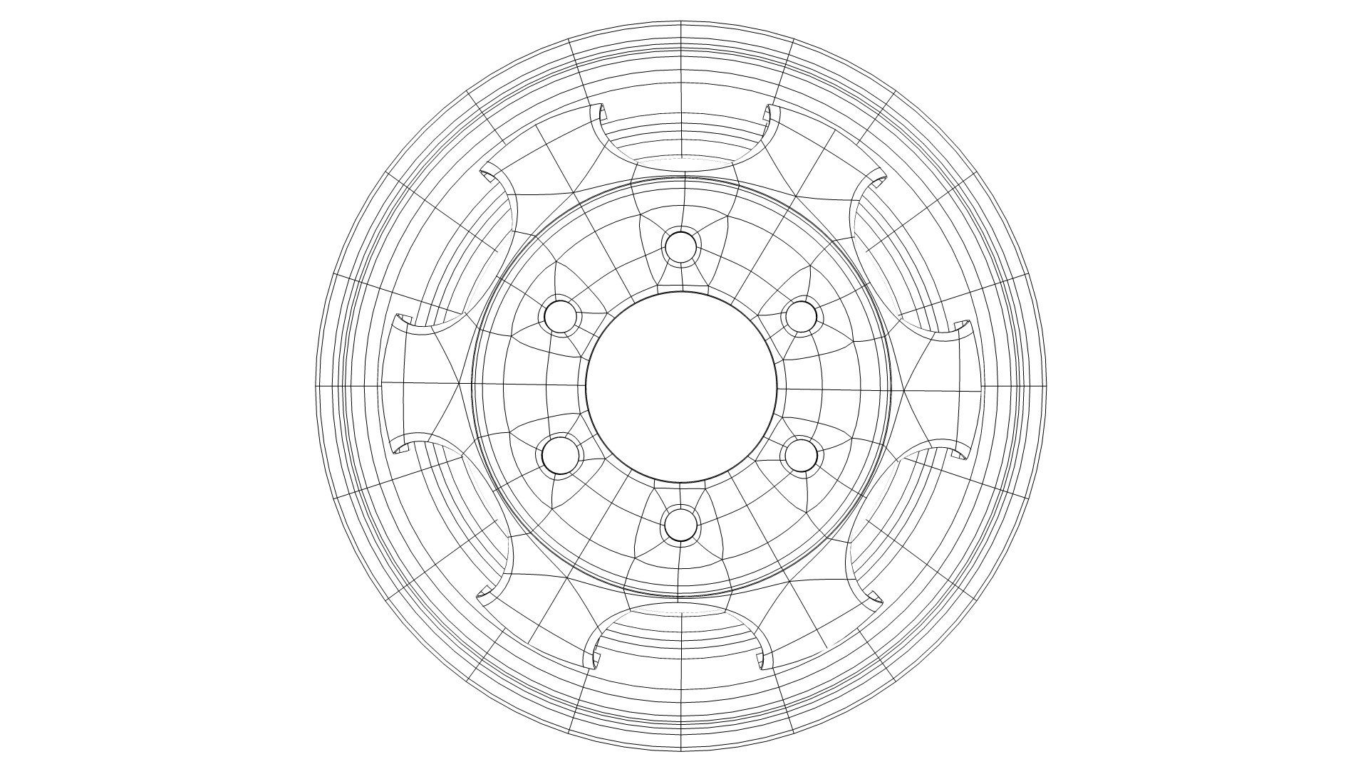 Car Rim 3D Model - TurboSquid 1834022