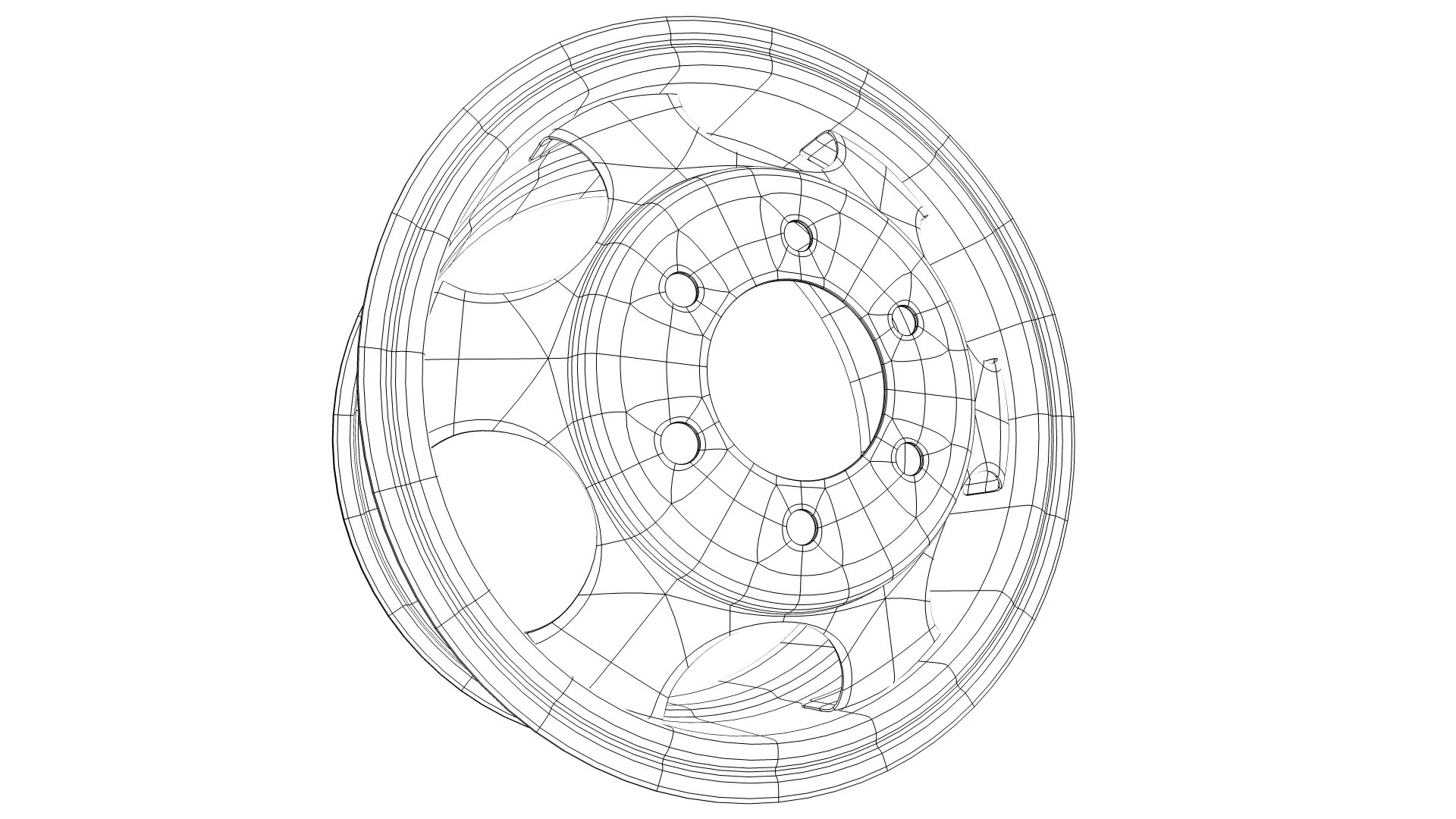 Car Rim 3D Model - TurboSquid 1834022