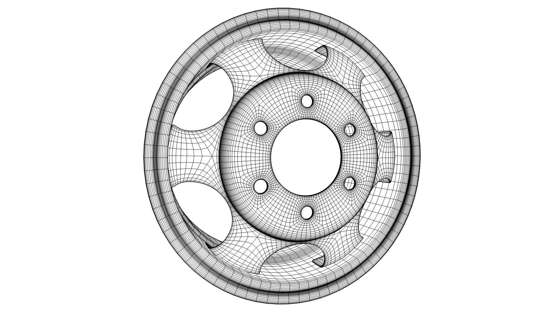 Car Rim 3D Model - TurboSquid 1834022