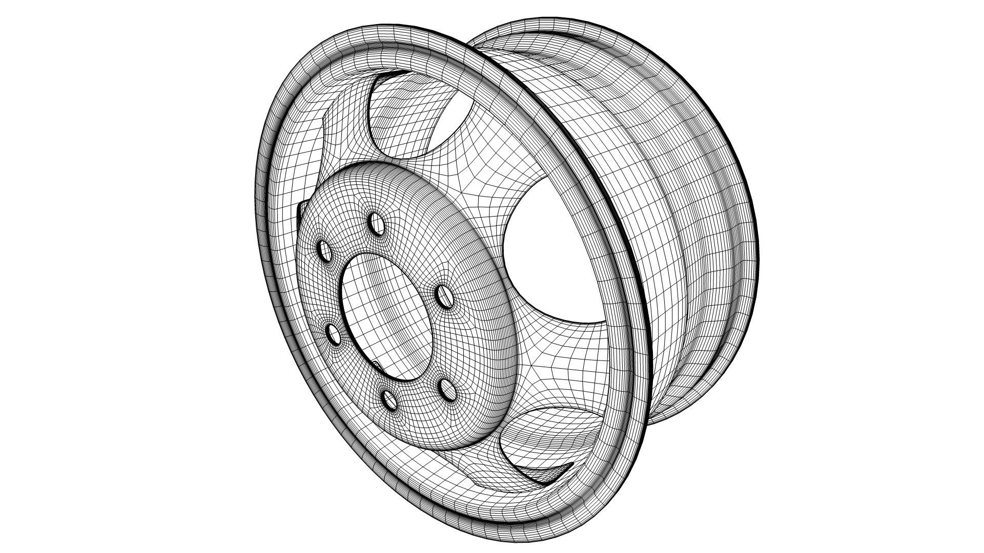 Car Rim 3D Model - TurboSquid 1834022