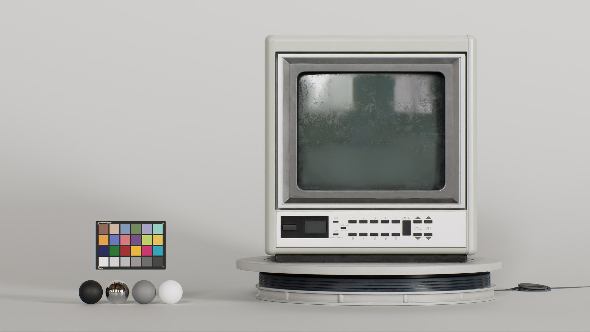 Zenith Color Portable TV Model - TurboSquid 2195681