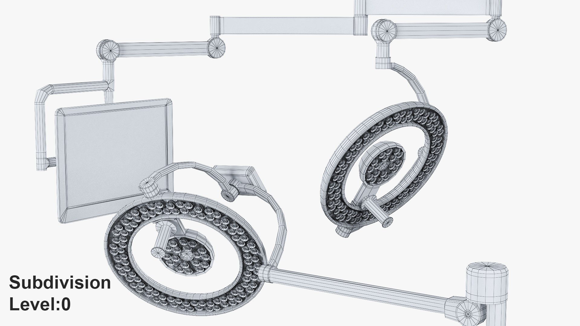 3D table merivaara surgical light - TurboSquid 1533616