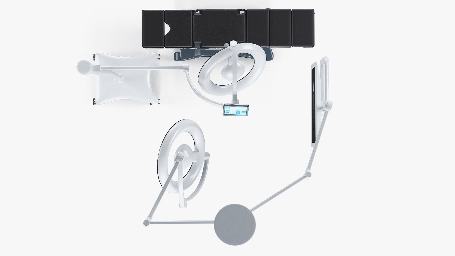 3D table merivaara surgical light - TurboSquid 1533616