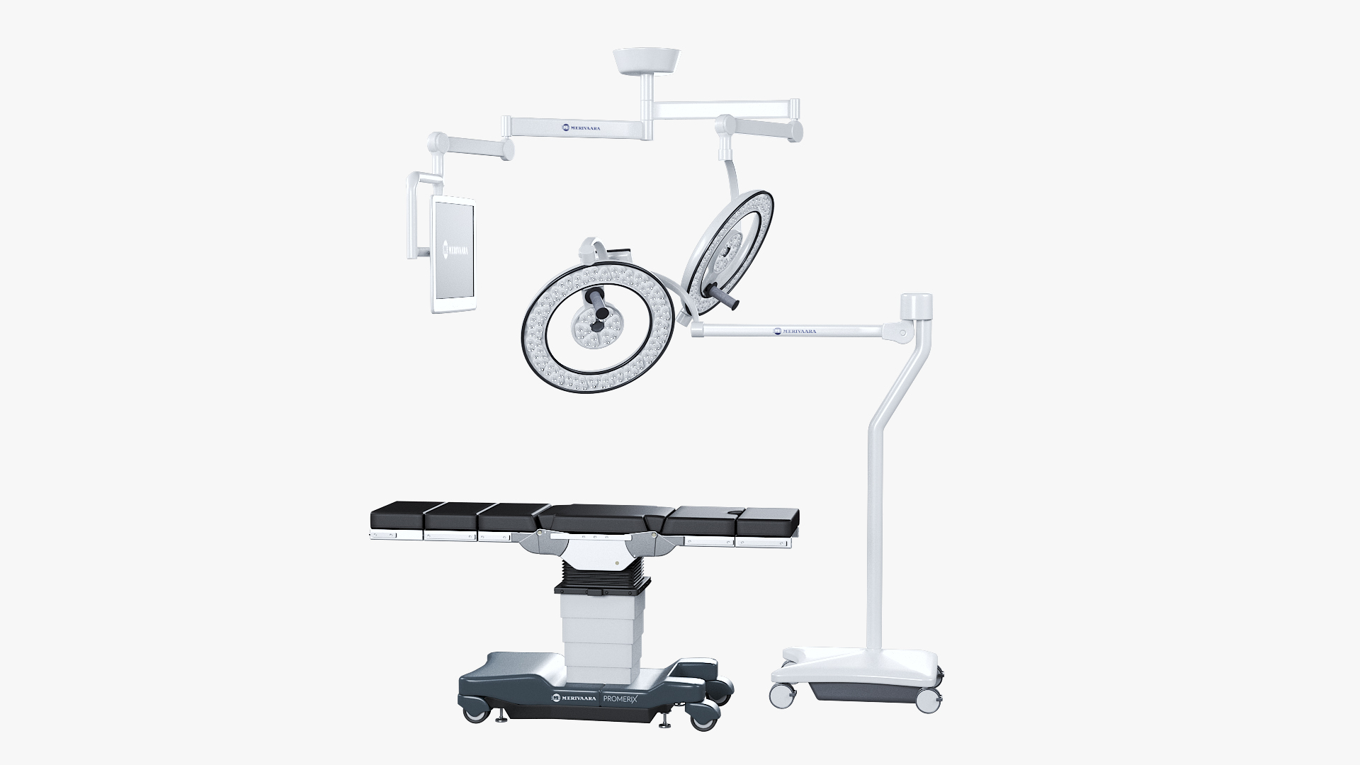 3D table merivaara surgical light - TurboSquid 1533616
