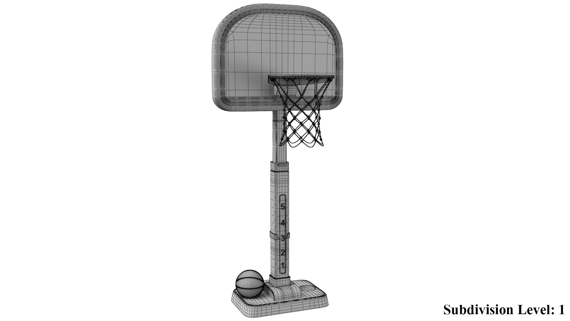 3D Real Kids Basketball Hoop - TurboSquid 1467266