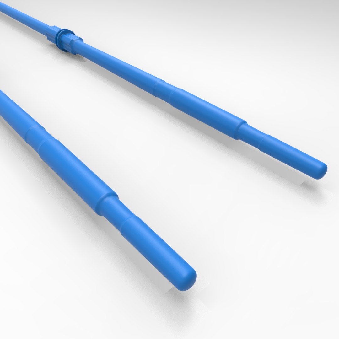 3d Model Professional Rowing Oars