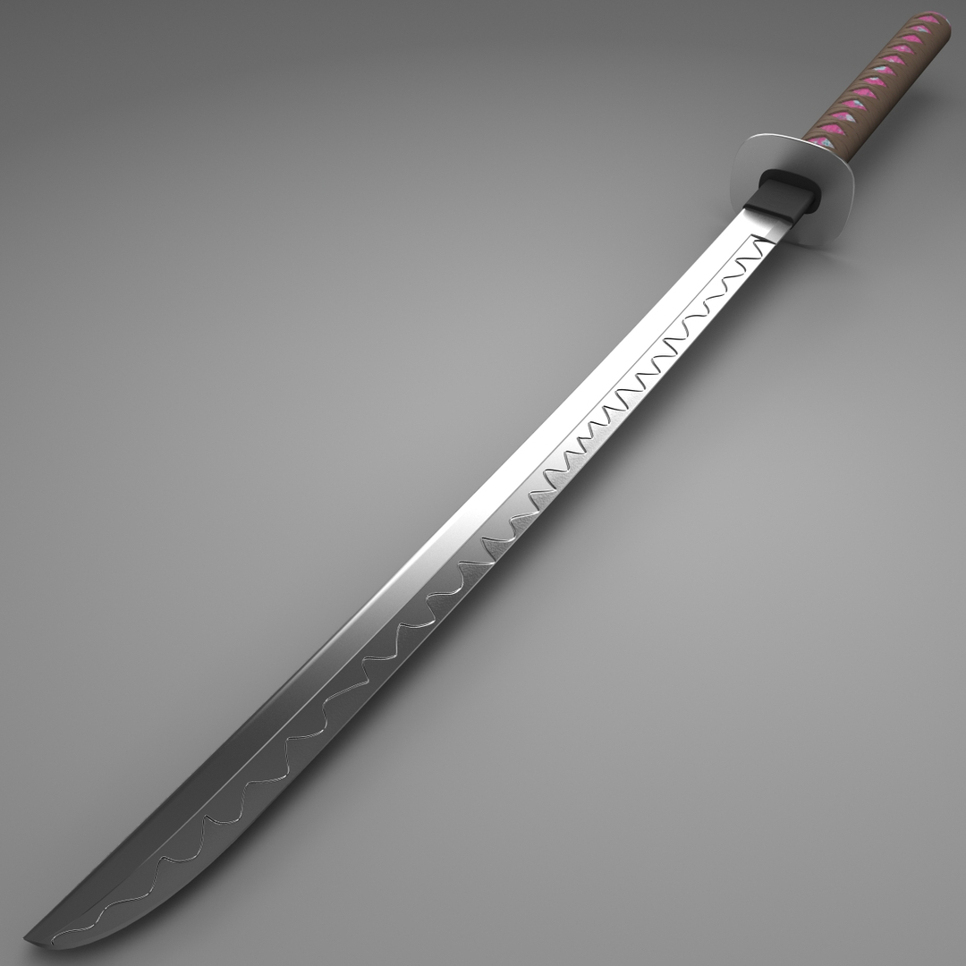 3d katana sword